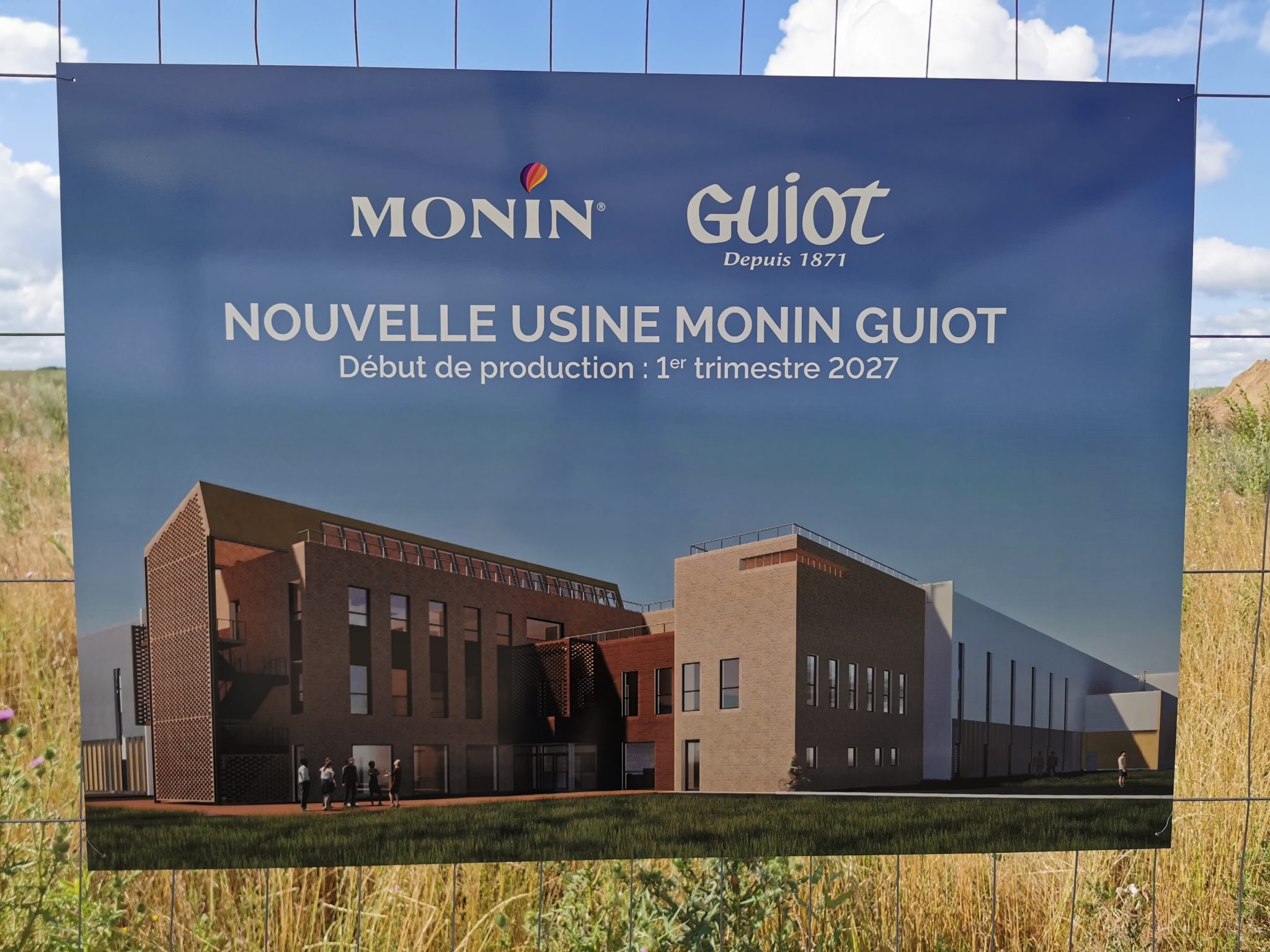 Les sirops Monin-Guiot s'installent à Onnaing - Ville d'Onnaing