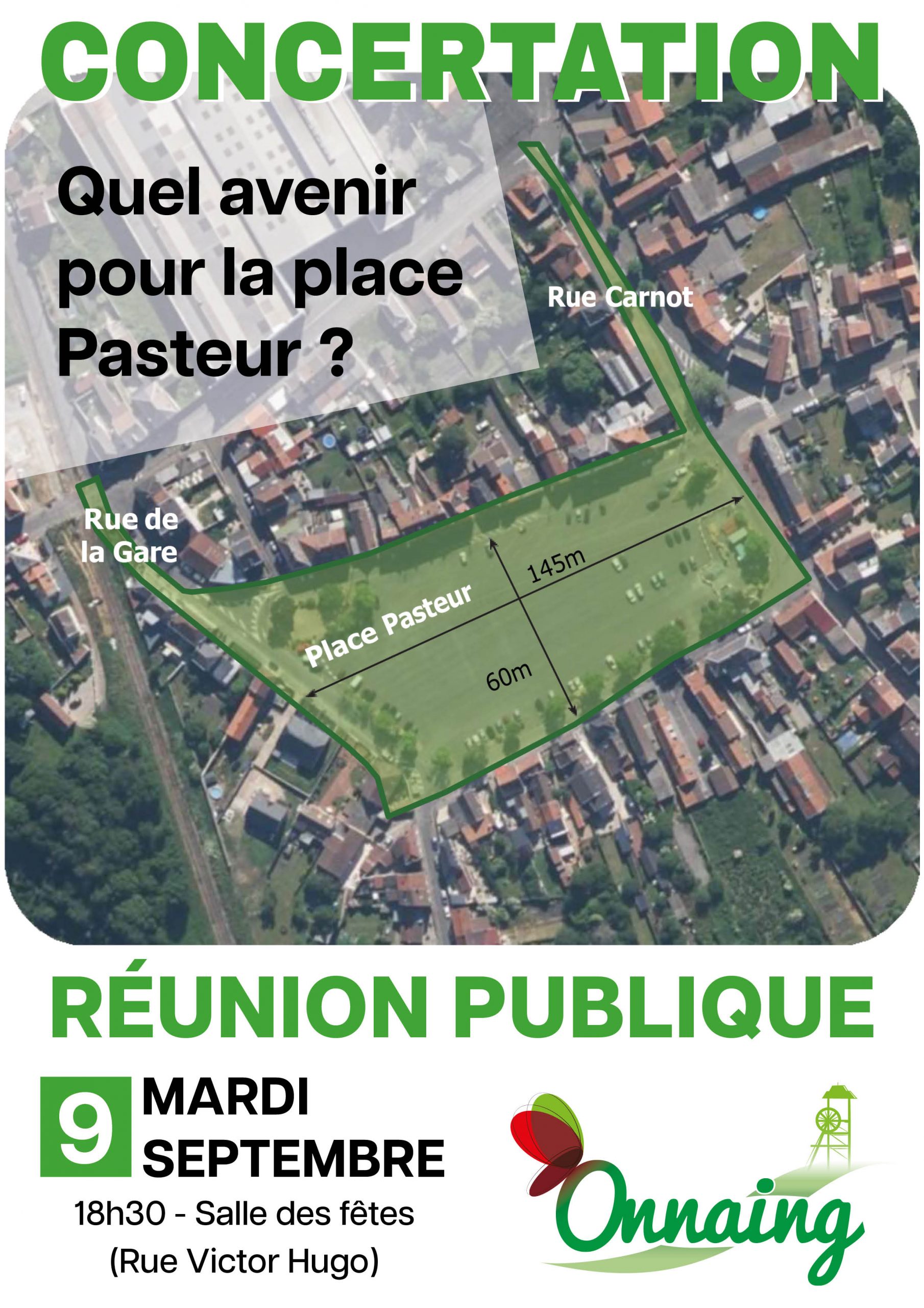 Concertation : Quel avenir pour la Place Pasteur ? - Ville d'Onnaing
